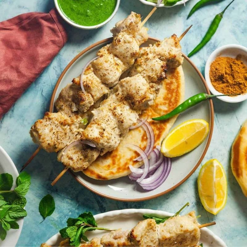 Chicken Malai Tikka at | Indian Food in Patong | Shalimar Phuket